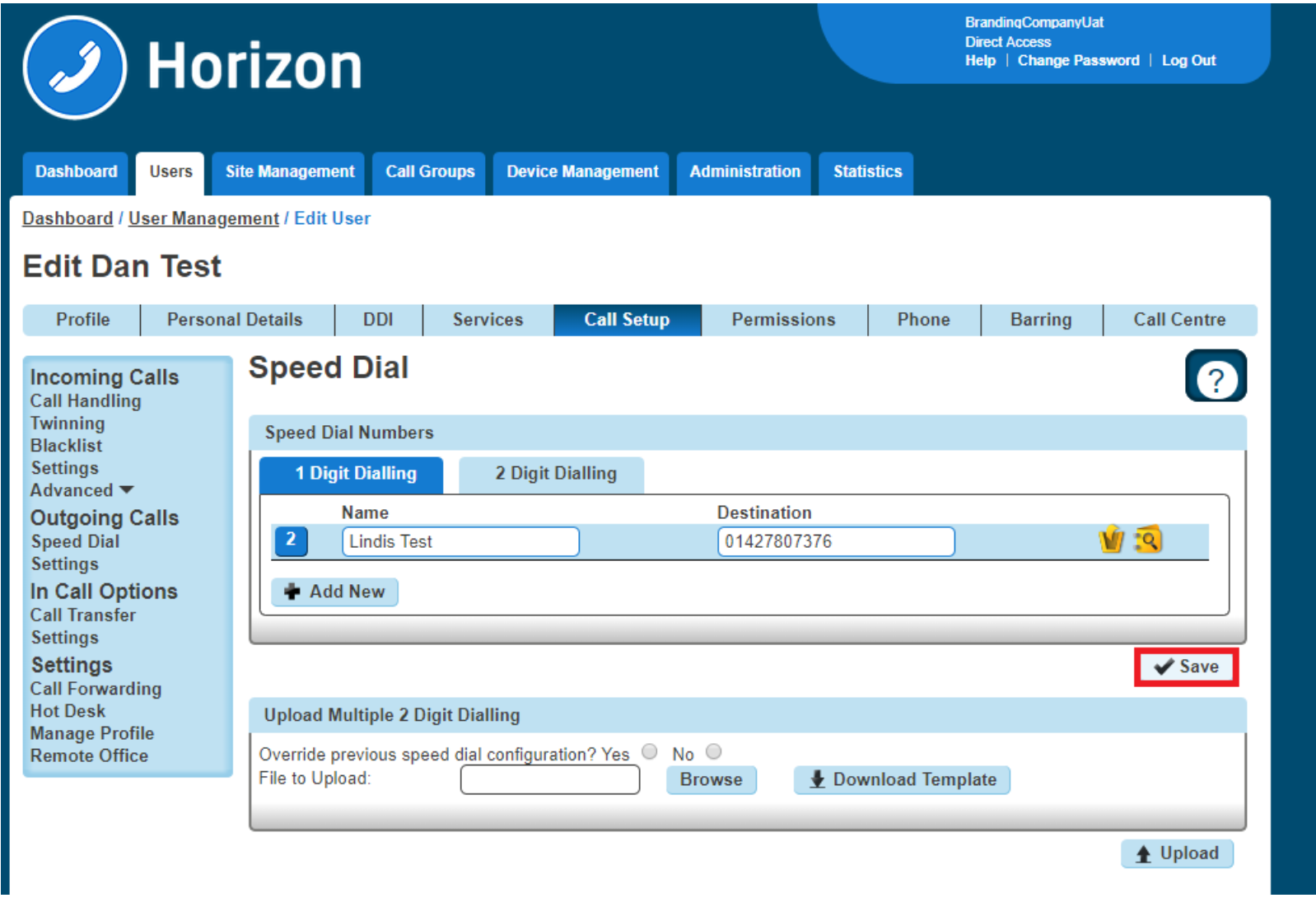 How To Setup 1 Or 2 Digital Speed Dialling In Gamma Horizon how-to-setup-1-or-2-digital-speed-dialling-in-gamma-horizon